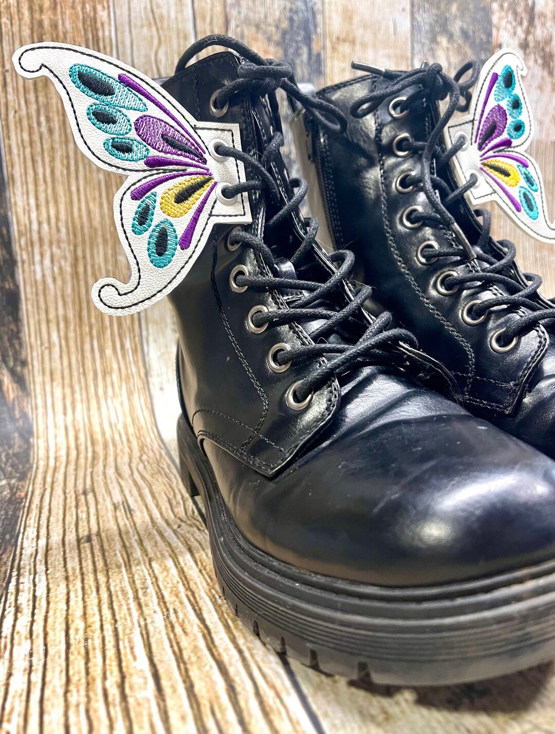 Butterfly Shoe Wings - Choose Your Vinyl Color - Fairy Boot Wings ...