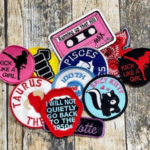 I Hold Grudges I'll Heal in Hell - Embroidered Iron on or Sew on Patch ...