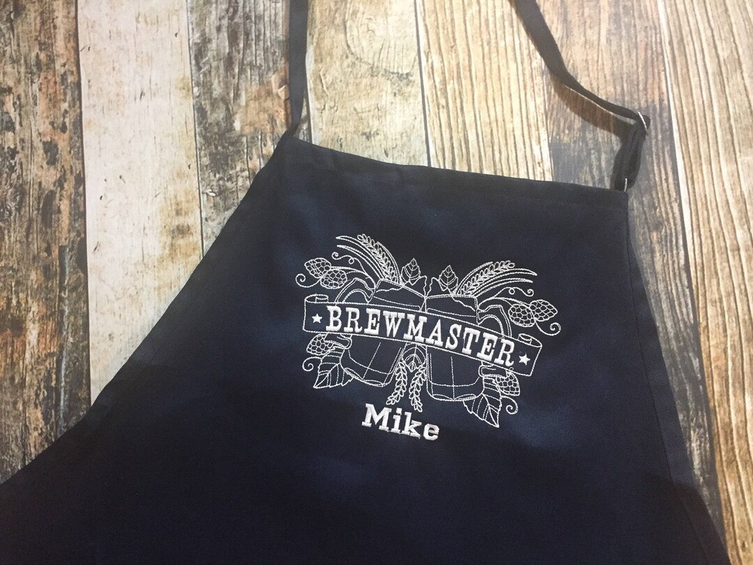 Personalized Brewmaster Apron: Embroidered Craft Beer Gift - Etsy