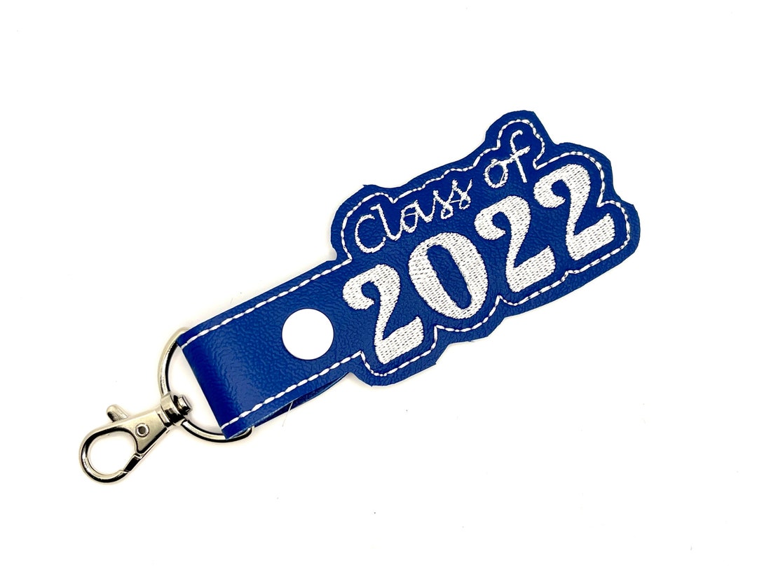 Class of 2022 Key Chain Vinyl Keychain Snap Key Fob Choose - Etsy