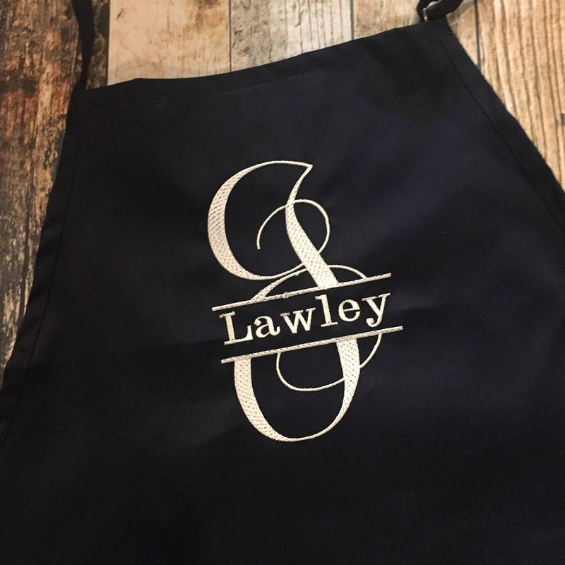Monogrammed Aprons - Etsy