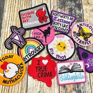 Neuro Spicy Brain Patch - Neurodiverse and Proud - Embroidered Iron on ...