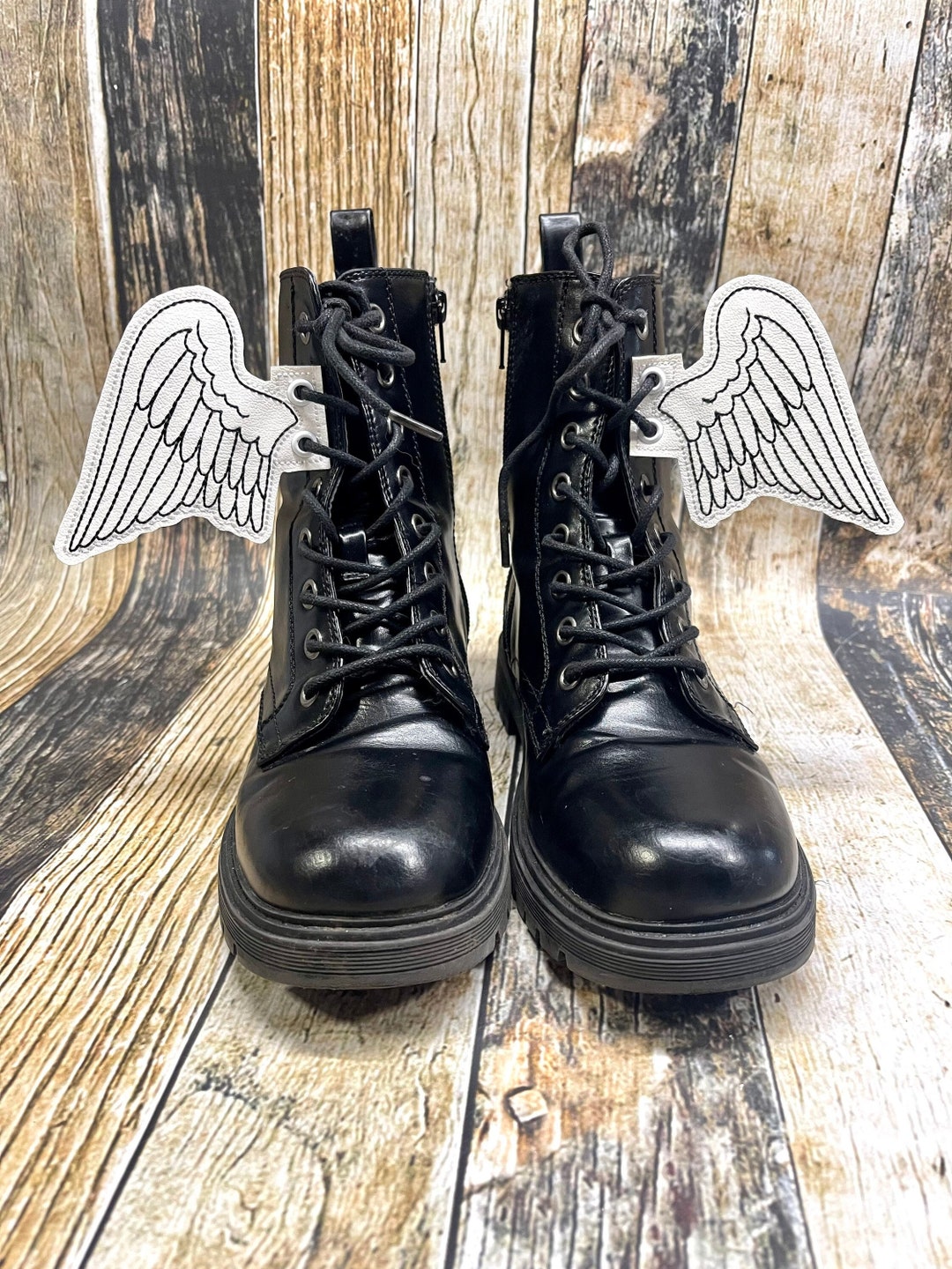 Angel Shoe Wings - Choose Your Vinyl Color - Raven Feather Wings ...