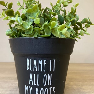 Funny Planter Pot, Plant Pun Pots, Punny Pots, Whimsical Flower Pot ...