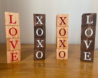 Love Wood Blocks | Etsy