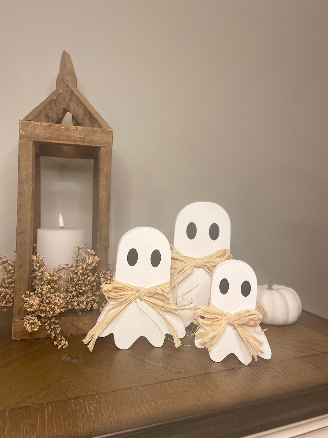 Set of 3 - Ghastly Ghosts - Ghostly Ghouls - Boo - Halloween Decor ...