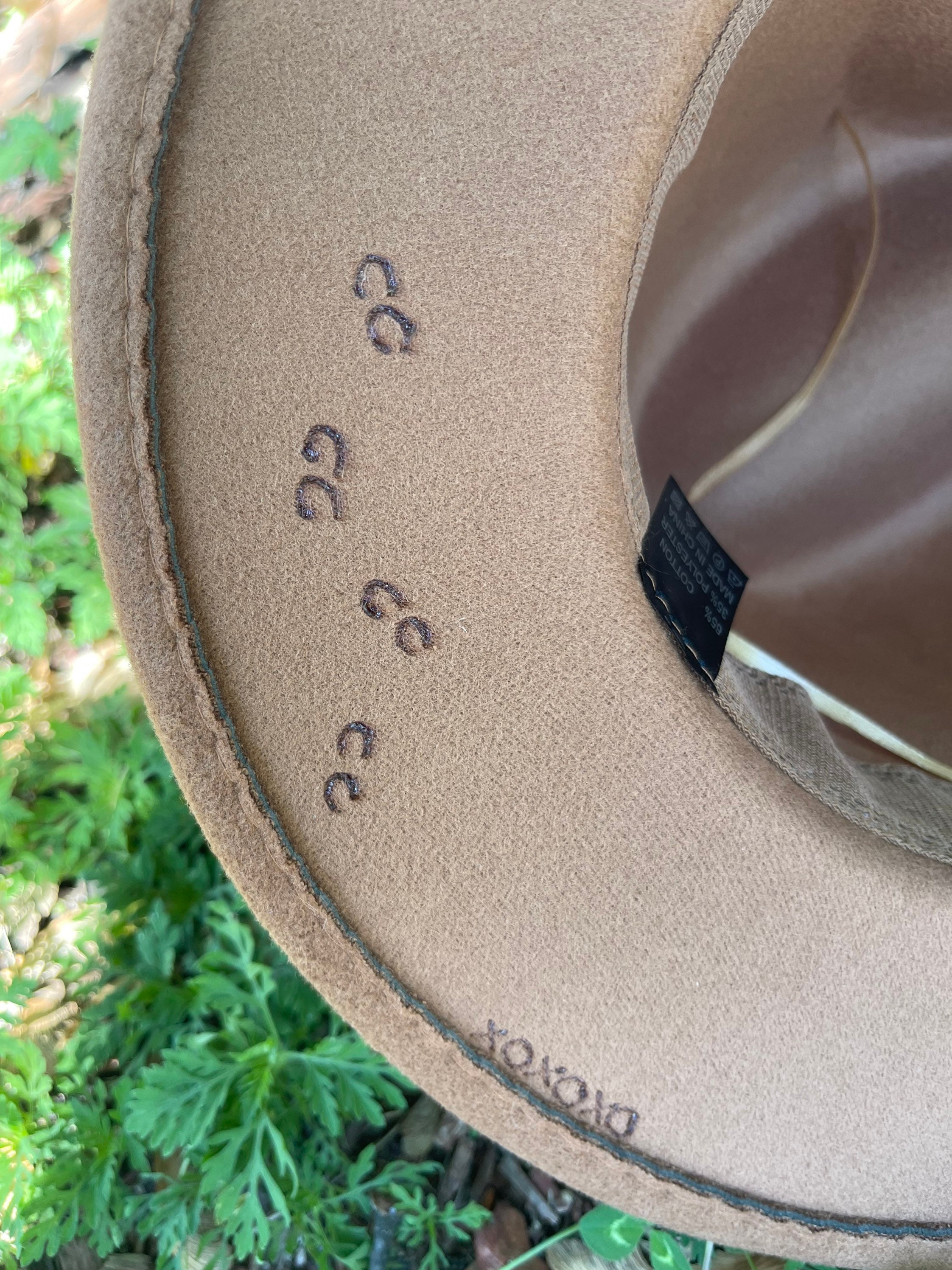 Horseshoe Wildflower Felt Fedora - Etsy