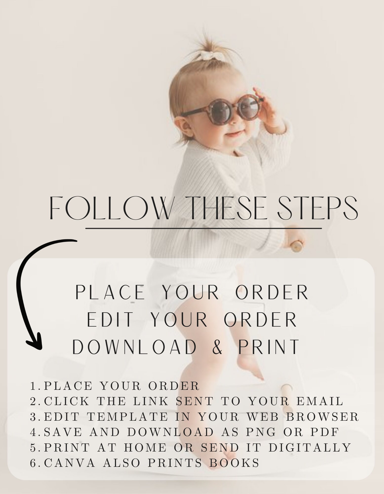 Baby Book Template | First Year Baby Book | Modern Baby Book | Baby ...