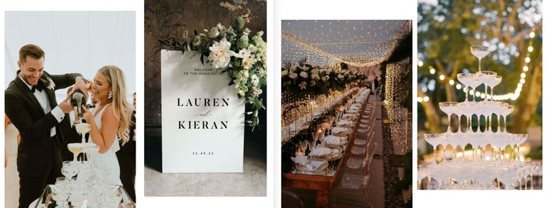 Simple Minimalist Wedding Photo Book Template - Etsy