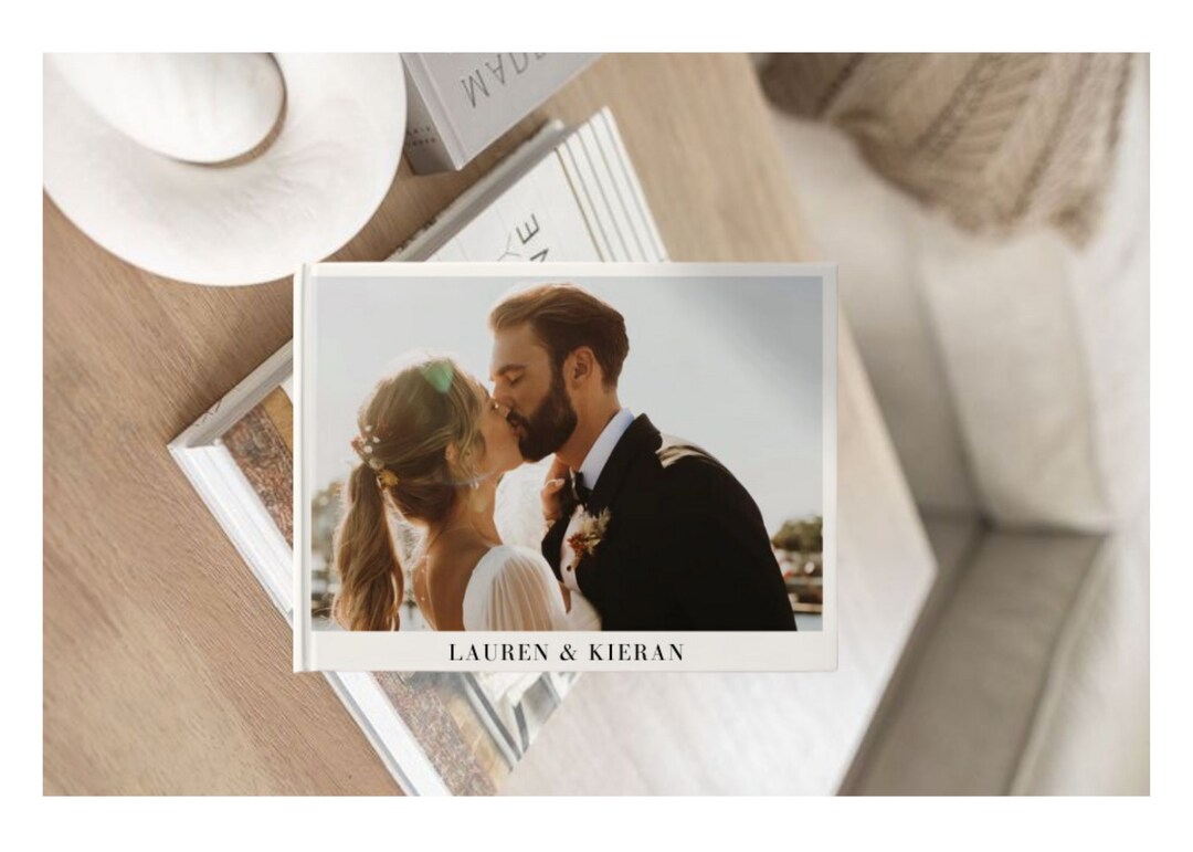Simple Minimalist Wedding Photo Book Template - Etsy