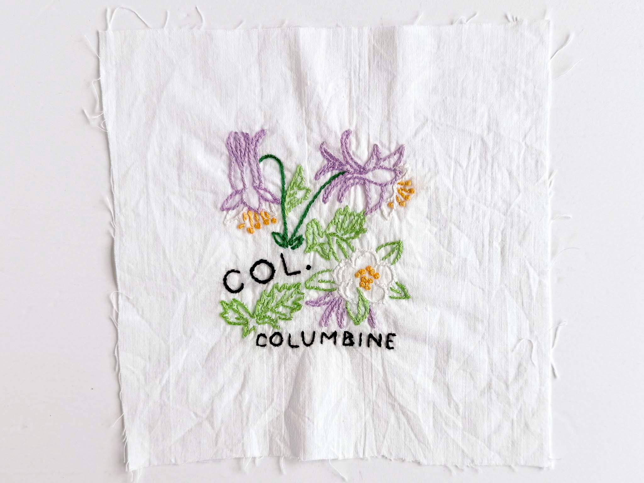 Colorado State Flower Quilt Blocks