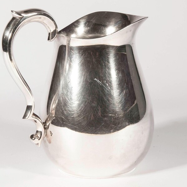 Silver Plate Pitcher - Etsy