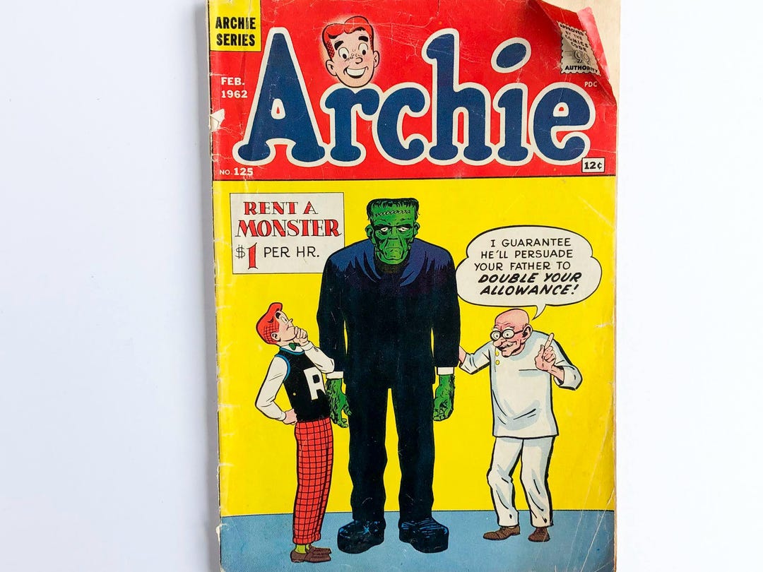 Vintage archie No. 125, Feb 1962 Archie Series Silver Age Comic Book - Etsy