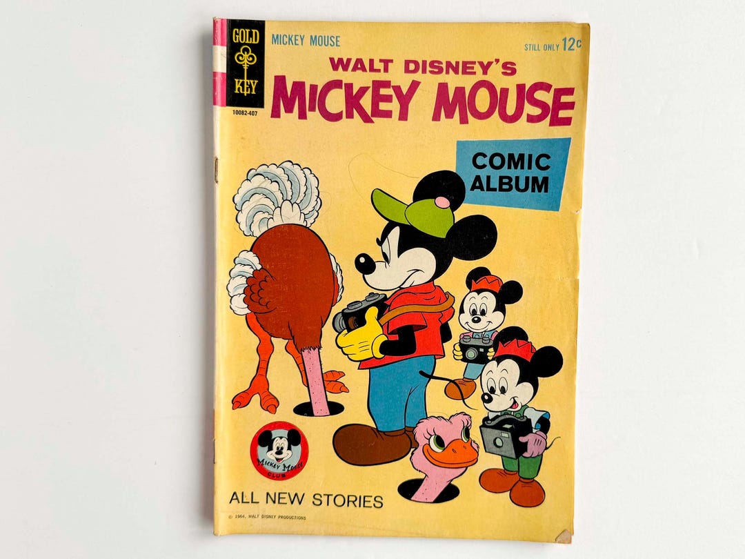 Walt Disney's Mickey Mouse No. 95, 1964, Gold Key Silver Age Comic Book ...