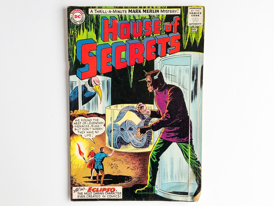 Vintage house of Secrets DC No. 63, 1963, Silver Age Comic Book - Etsy