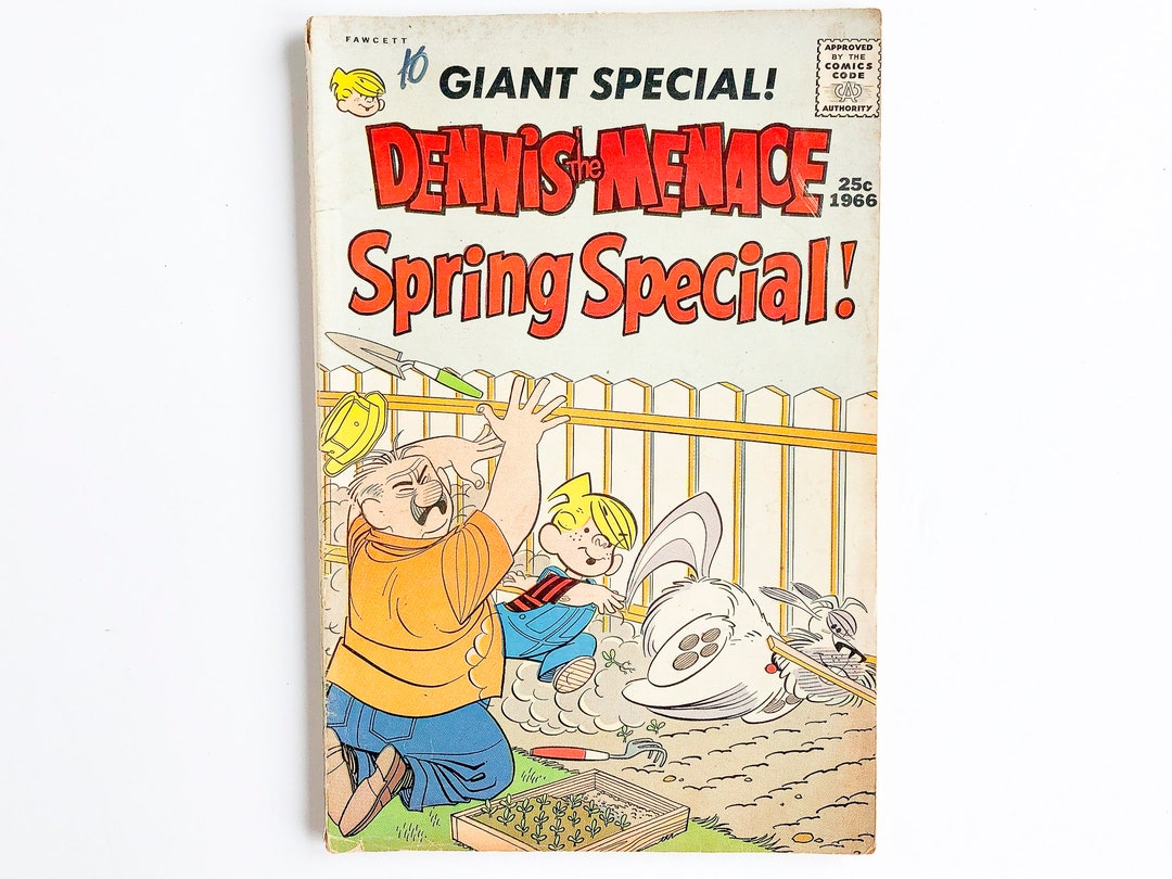 Vintage dennis the Menace Spring Special Spring, 1966 No. 36, Fawcett ...
