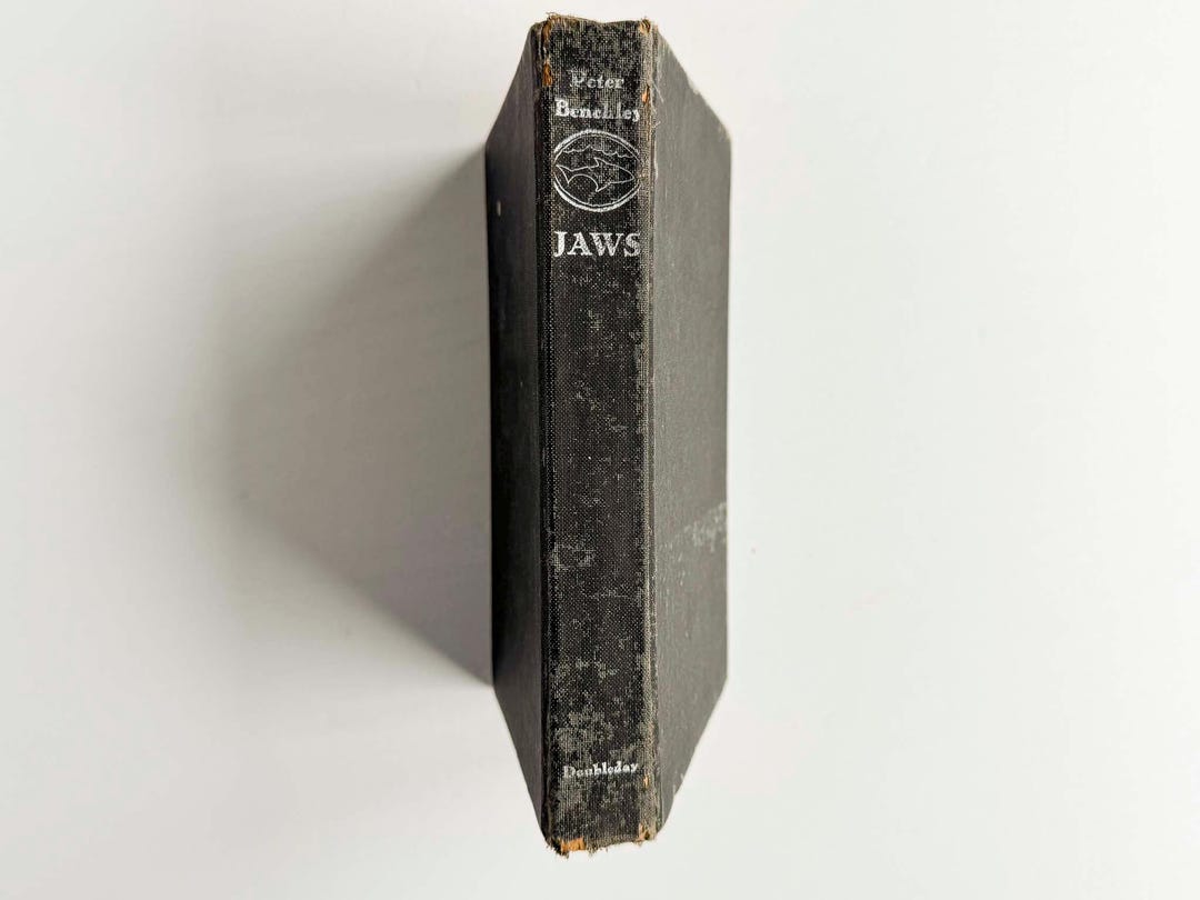 Vintage "jaws" by Peter Benchley - 1974 Hardback - Etsy