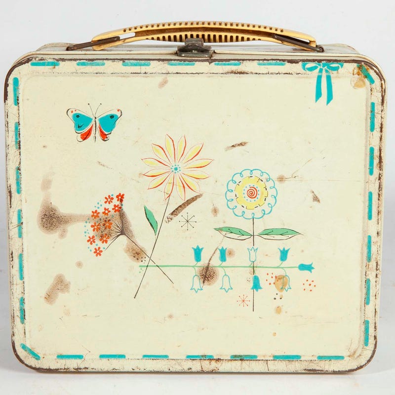 1950s Lunch Box - Etsy