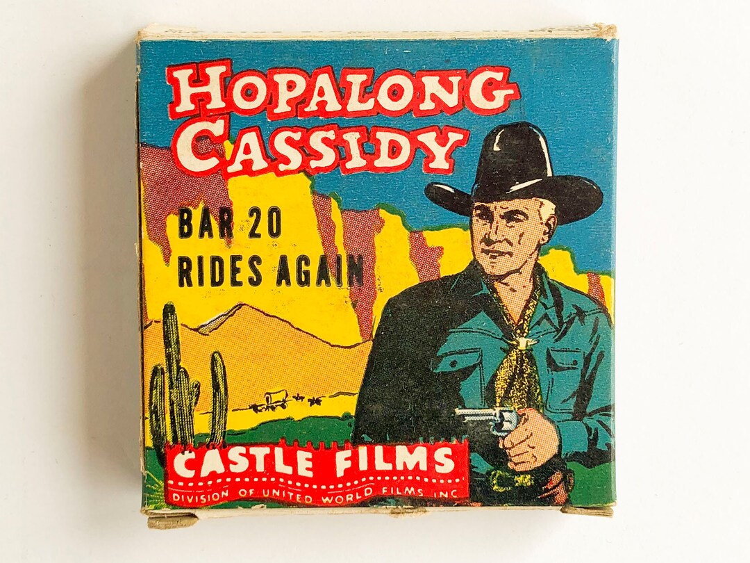 Vintage hopalong Cassidy Bar 20 Rides Again 8 Mm Home Movie Short in ...