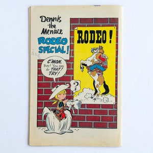 RARE Vintage "dennis the Menace at the Rodeo" 1962 No. 61, Fawcett ...