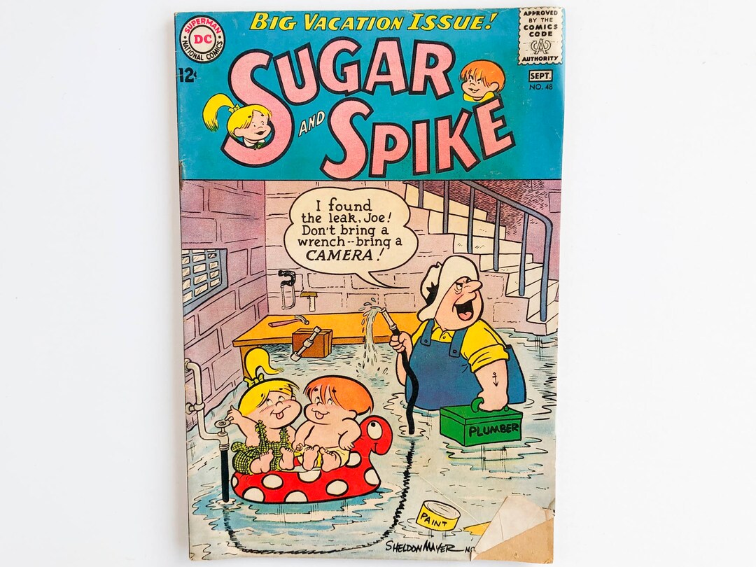 RARE Vintage sugar and Spike Big Vacation Issue Superman DC National ...
