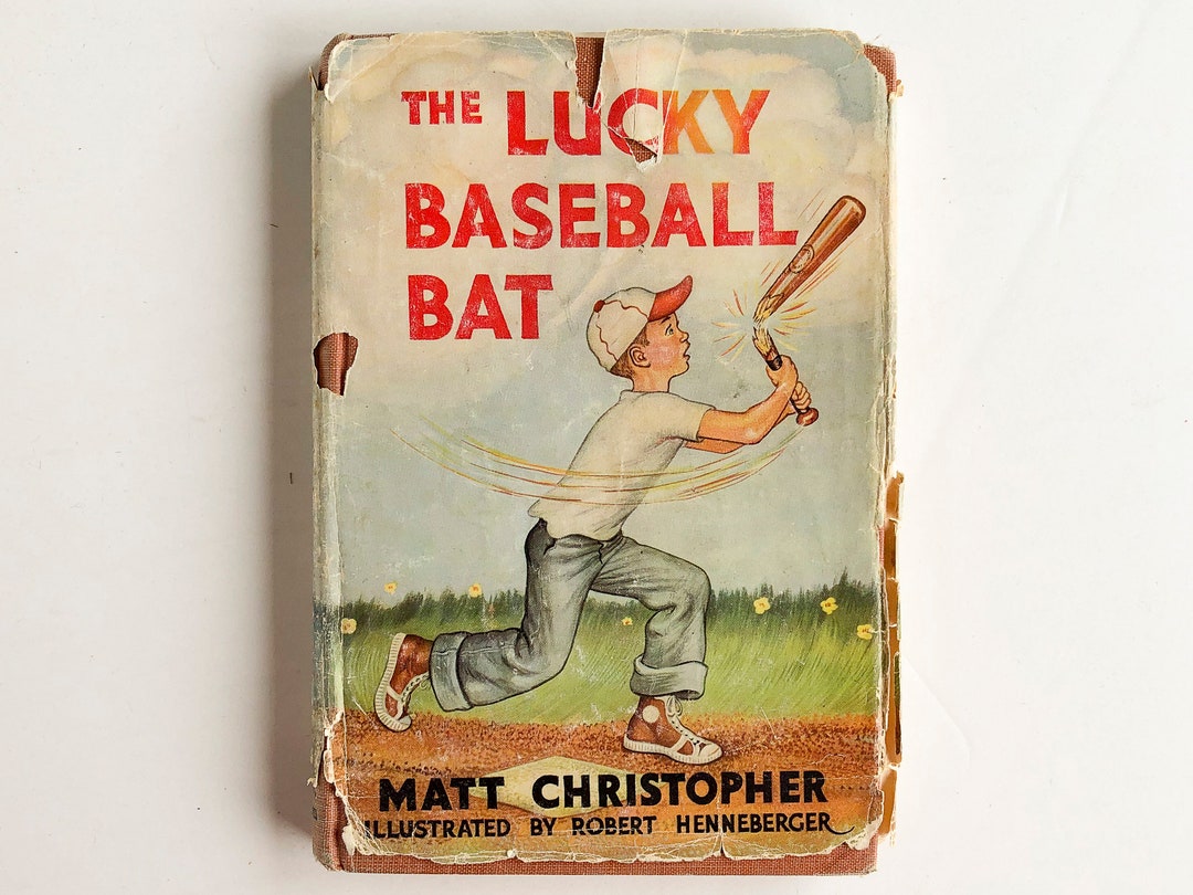 RARE Vintage the Lucky Baseball Bat by Matt Christopher 1944 Second ...