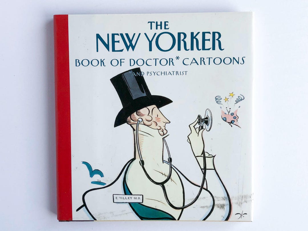 Vintage the New Yorker Book of Doctor Cartoons 1993 Hardback With Dust ...
