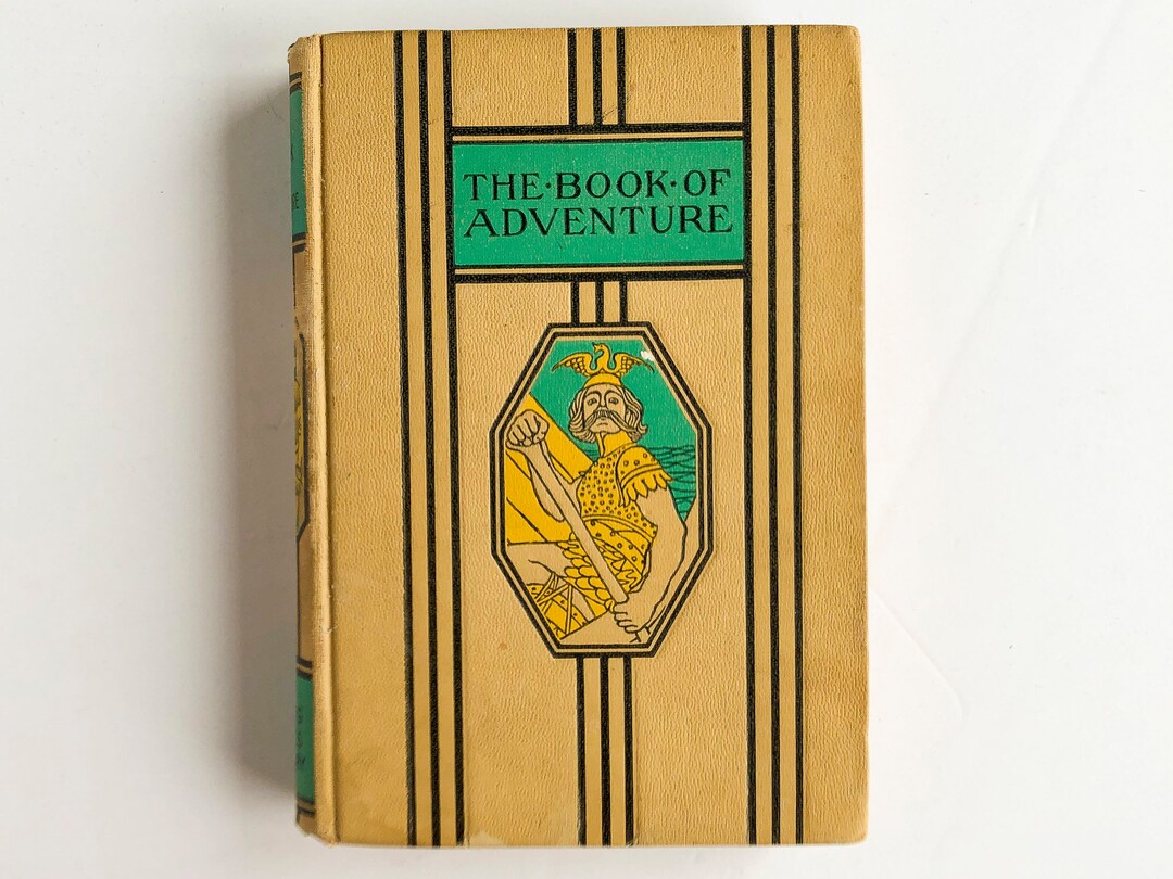Vintage the Book of Adventure 1944 Hardback Children Anthology of ...