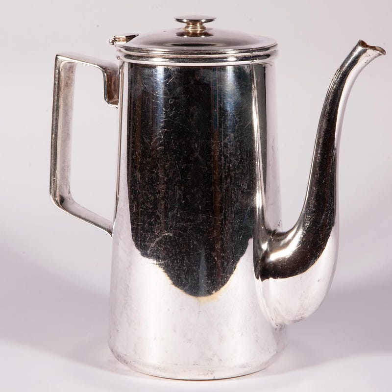 Silver Coffee Pot - Etsy