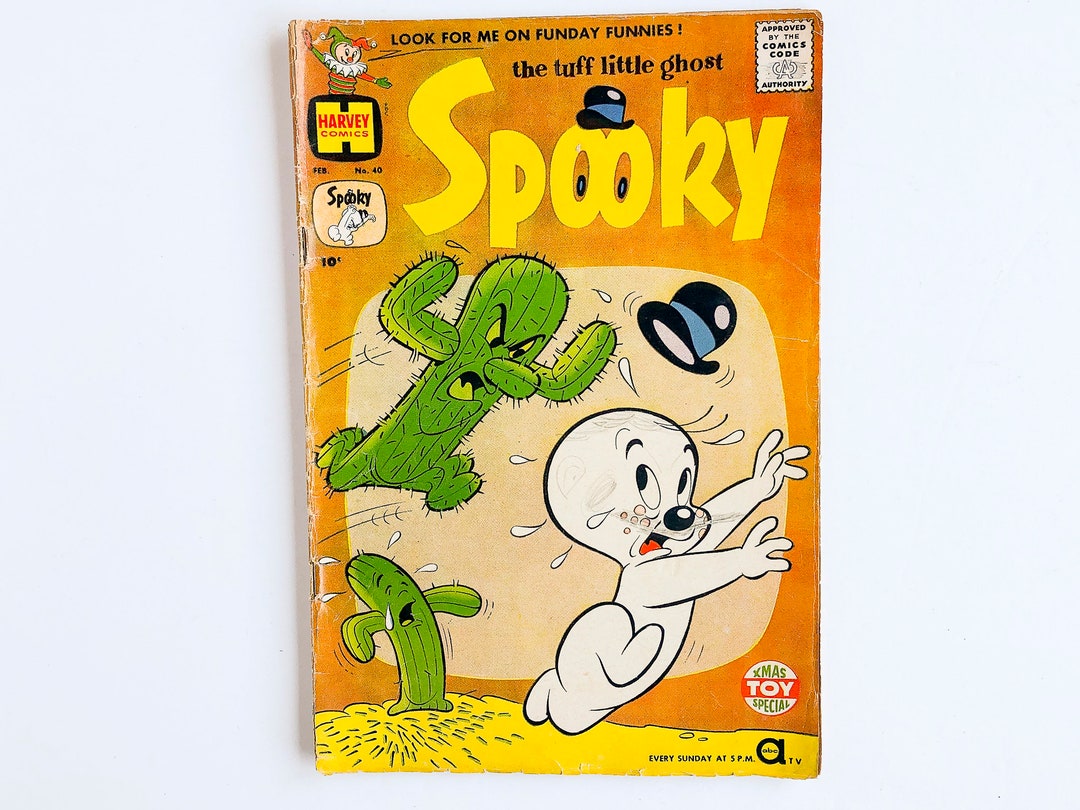 Vintage spooky, the Tuff Little Ghost Harvey Comic 40, 1960 Silver Age ...