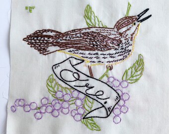 Robin Quilt Block - Etsy