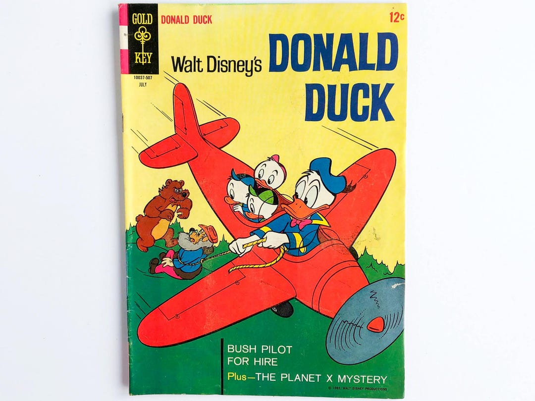 Vintage walt Disney's Donald Duck Gold Key No. 102, 1965 Comic Book - Etsy