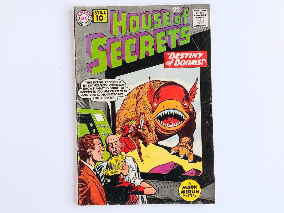 Vintage "house of Secrets" DC No. 45, 1961, Silver Age Comic Book ...