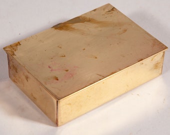 Small Brass Box - Etsy