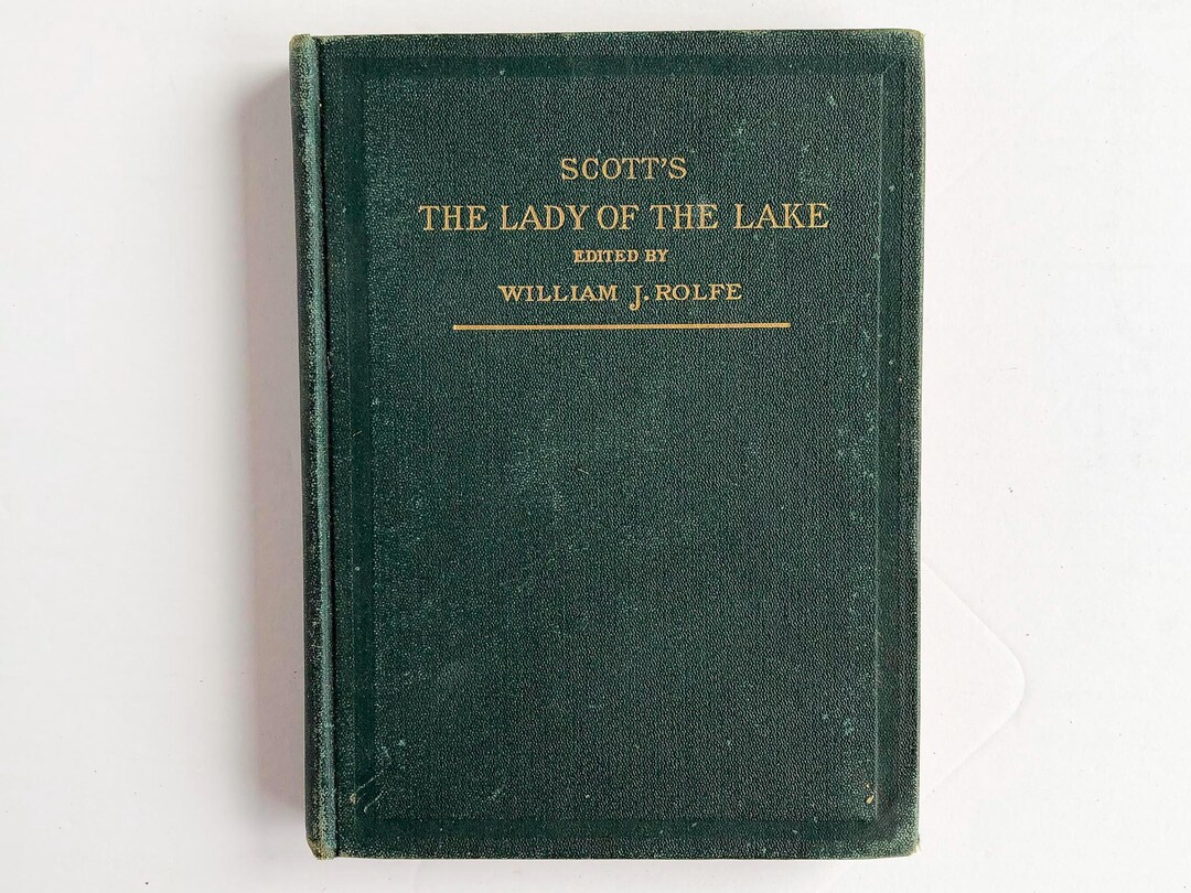 Antique "scott's the Lady of the Lake" - 1800s Hardback Illustrated ...