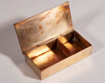 Brass Stamp Box - Etsy