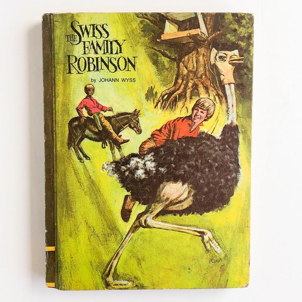 Swiss Family Robinson Vintage Book - Etsy