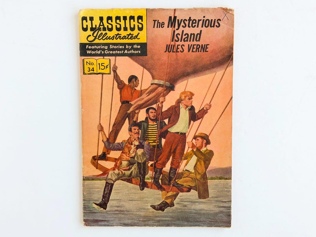 Vintage Classics Illustrated "the Mysterious Island, by Jules Verne ...
