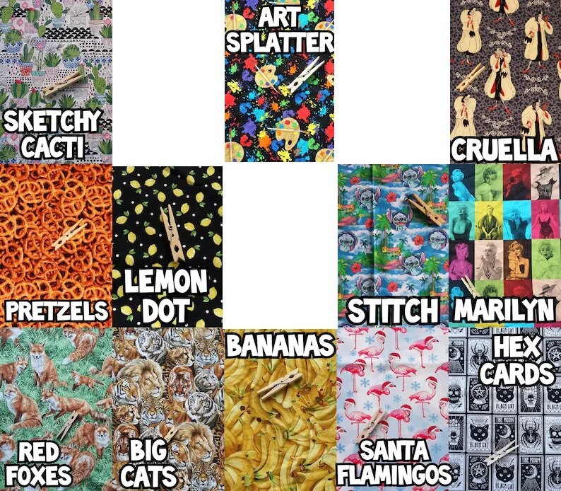 Cloth Pad Wrappers Semi Custom You Pick Prints 60 - Etsy