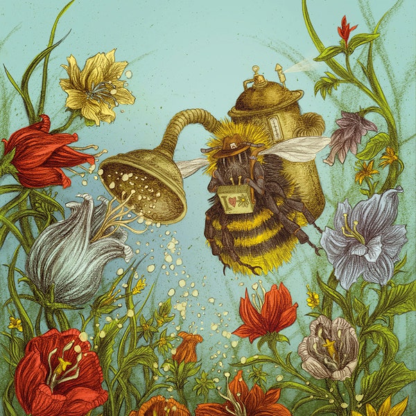 Steampunk Bee - Etsy