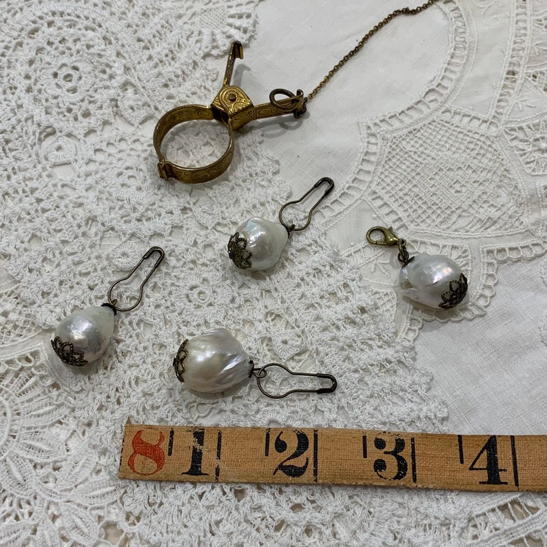 Beautiful BAROQUE PEARL Journal/planner CHARM Stunning | Etsy