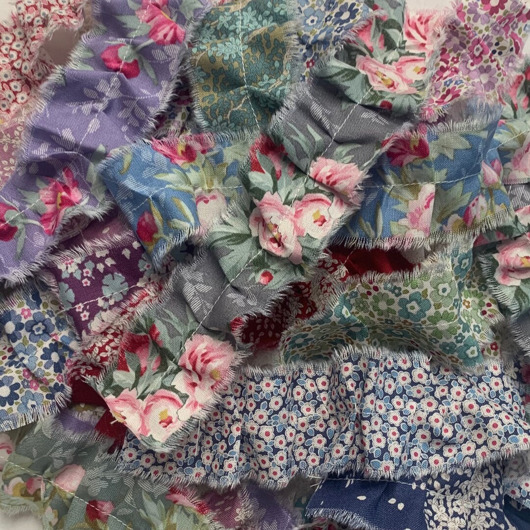 RUFFLED FABRIC STRIPS (pk 2#) - 12 X Pack - Delicious Co-ordinating ...