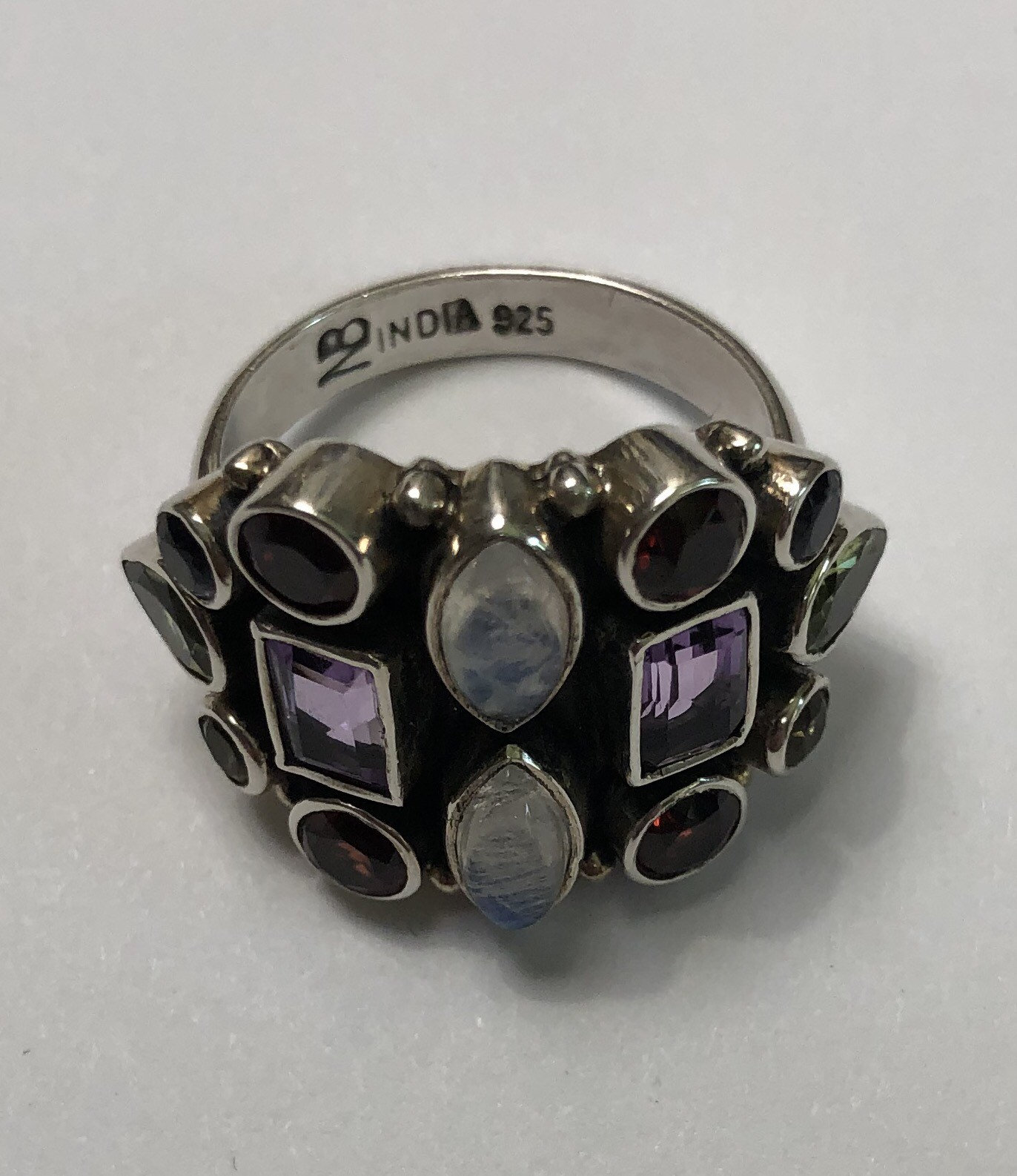 Nicky Butler Silver Multi Gemstone Ring Sz 8 - Etsy