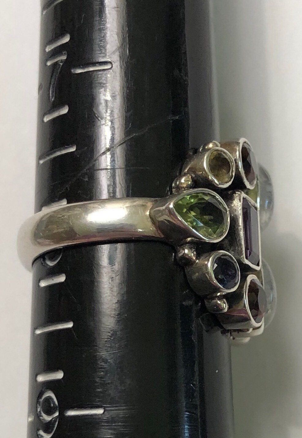 Nicky Butler Silver Multi Gemstone Ring Sz 8 - Etsy