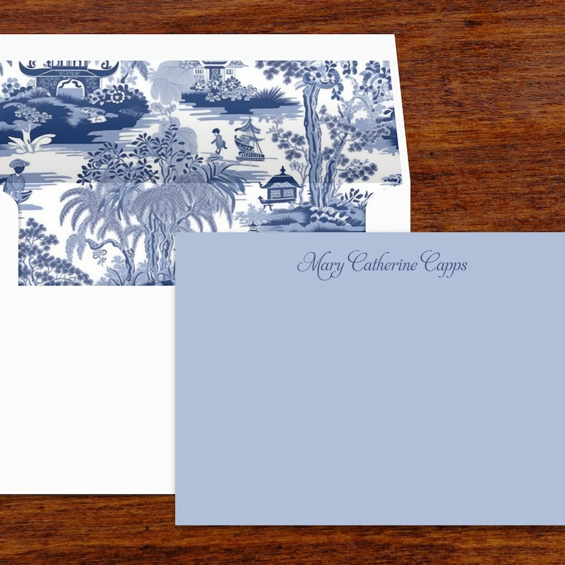 Blue Willow Paper - Etsy