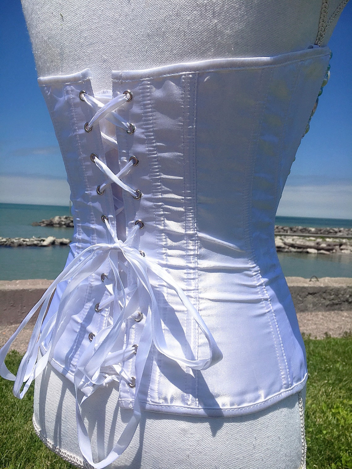 Mermaid corset gown mermaid corset wedding dress custom | Etsy