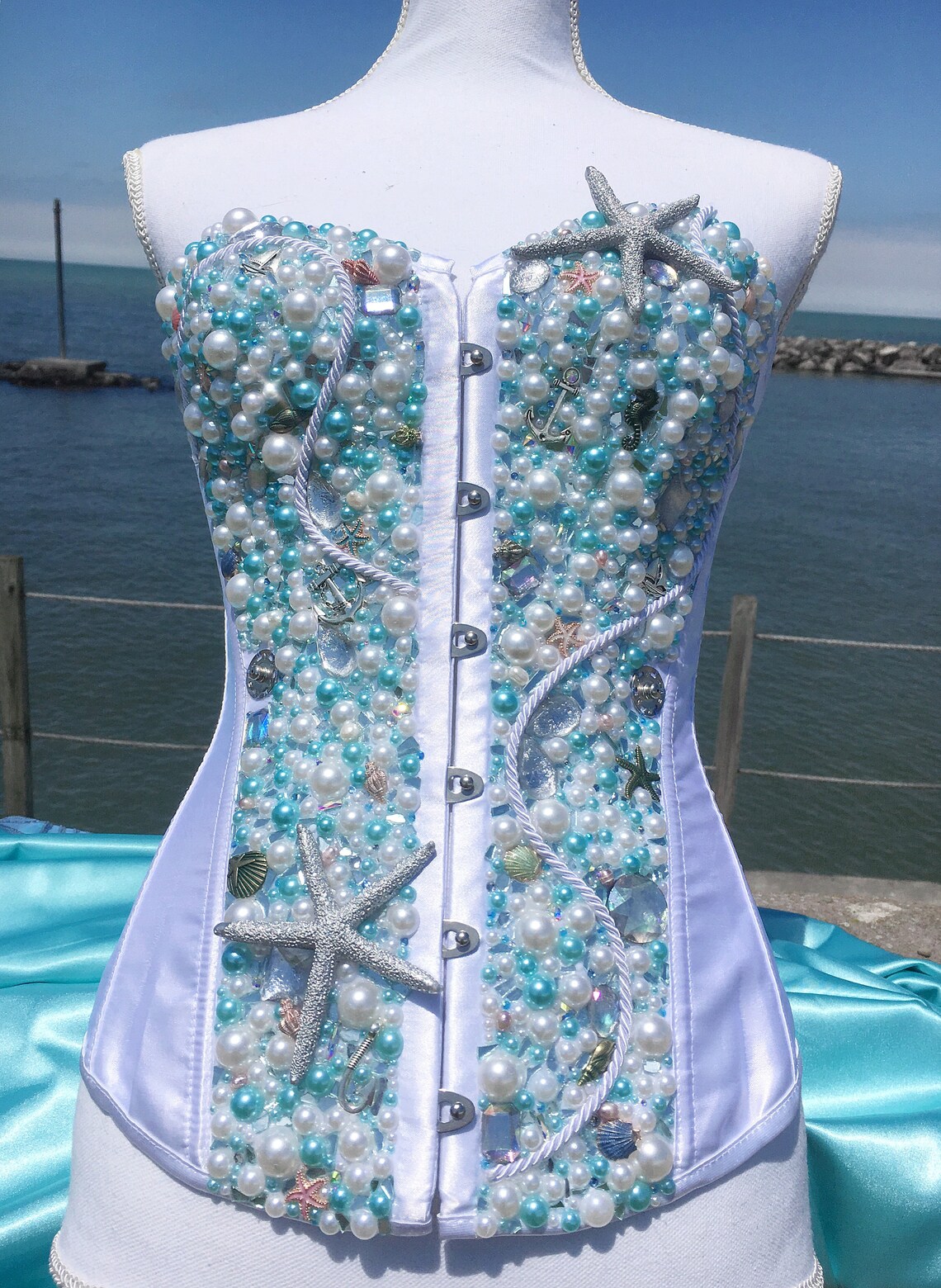 Mermaid corset gown mermaid corset wedding dress custom | Etsy