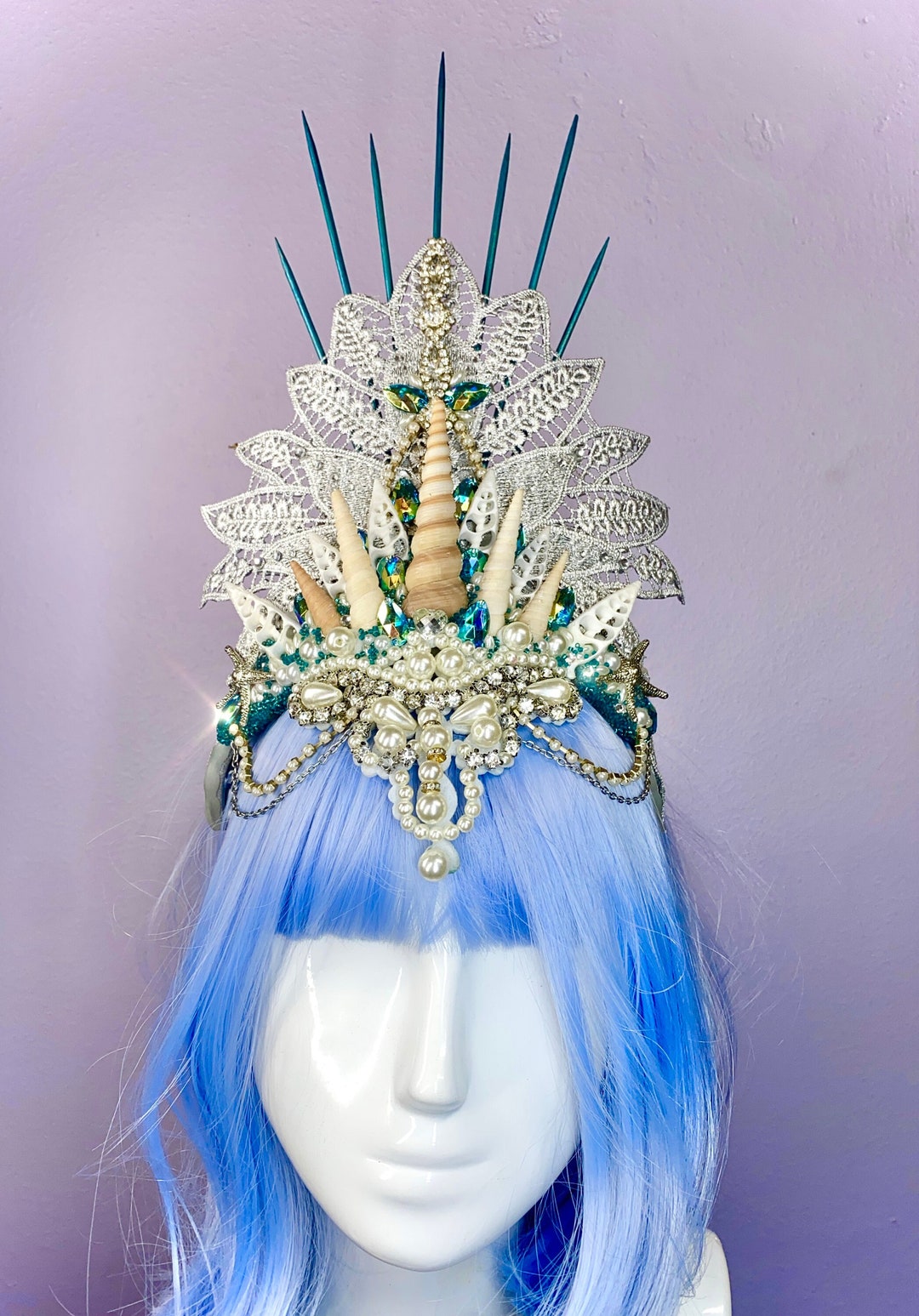 Mermaid Queen Crown - Etsy