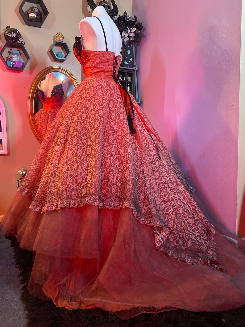 Temptress Red Ombré Ball Gown - Etsy