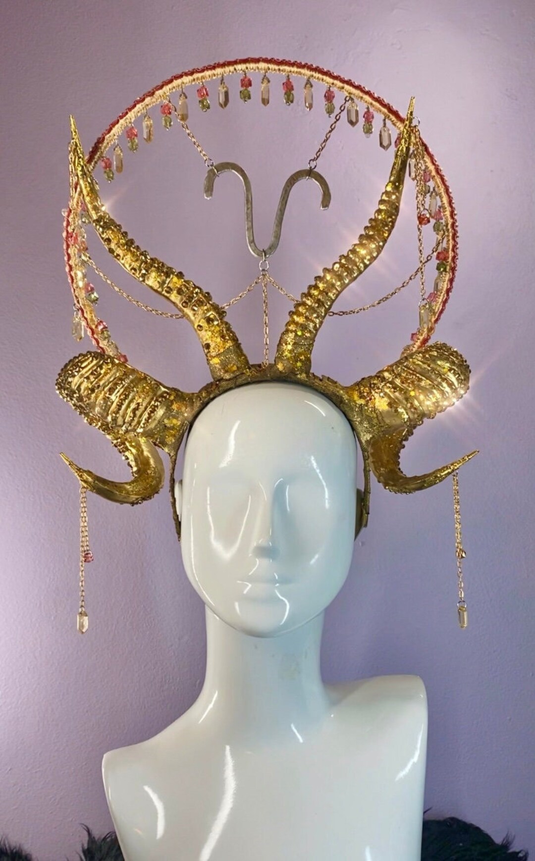 Aries Zodiac Crown - Etsy